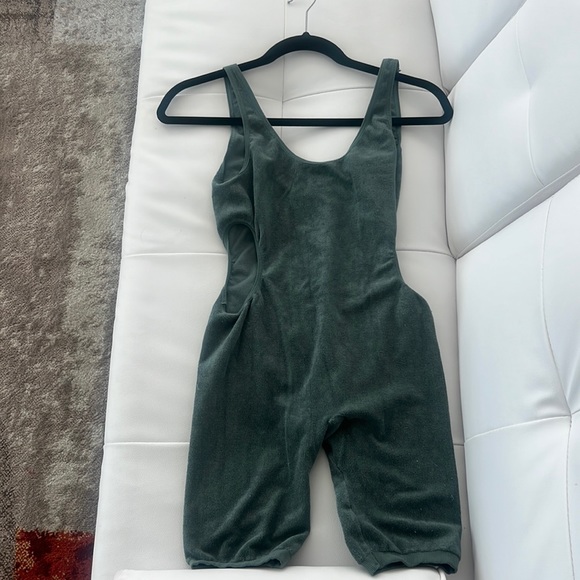 Pants & Jumpsuits | Zara Terry Side Cut Romper Cute For Pool Side ...